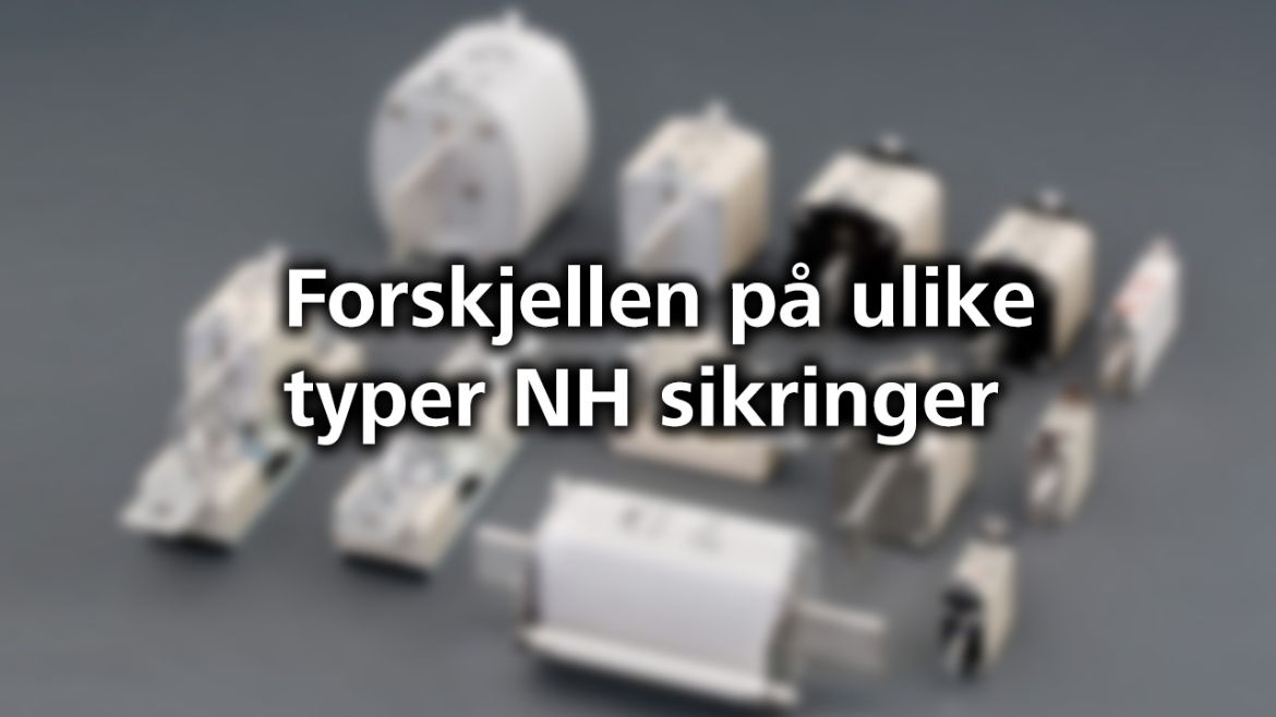 Sikringer og sikringsmateriell til proffmarkedet